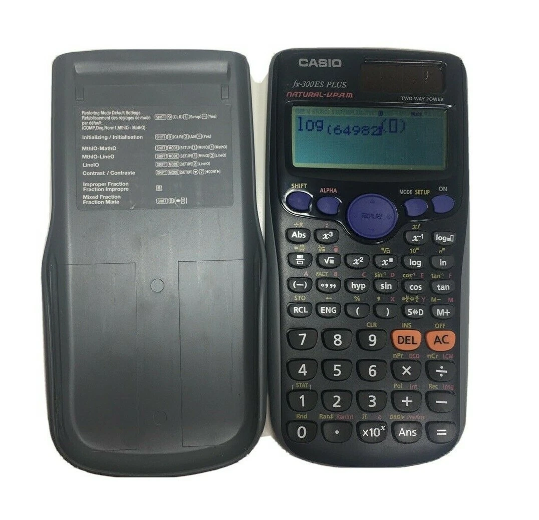 Casio Fx-300ES PLUS Solar Trigonometric Scientific, 47% OFF