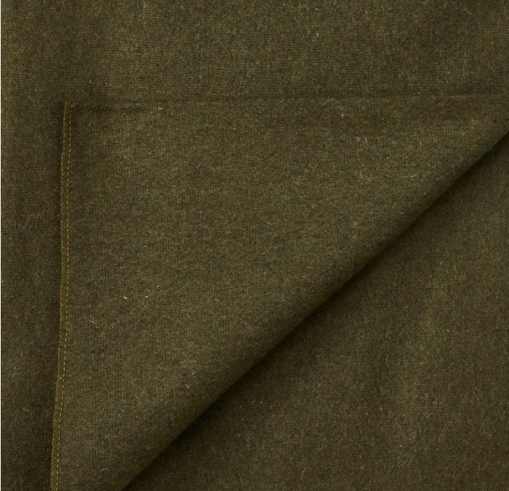 US Military Wool Blanket (80% Wool) Thick Washable 66" x 90" Heavy Wool ...