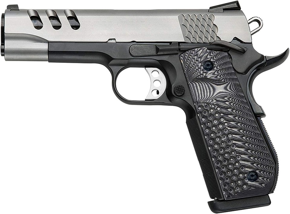 Guuun 1911 Grips G10, Full Size Government Grips, Bobtail Round Butt ...