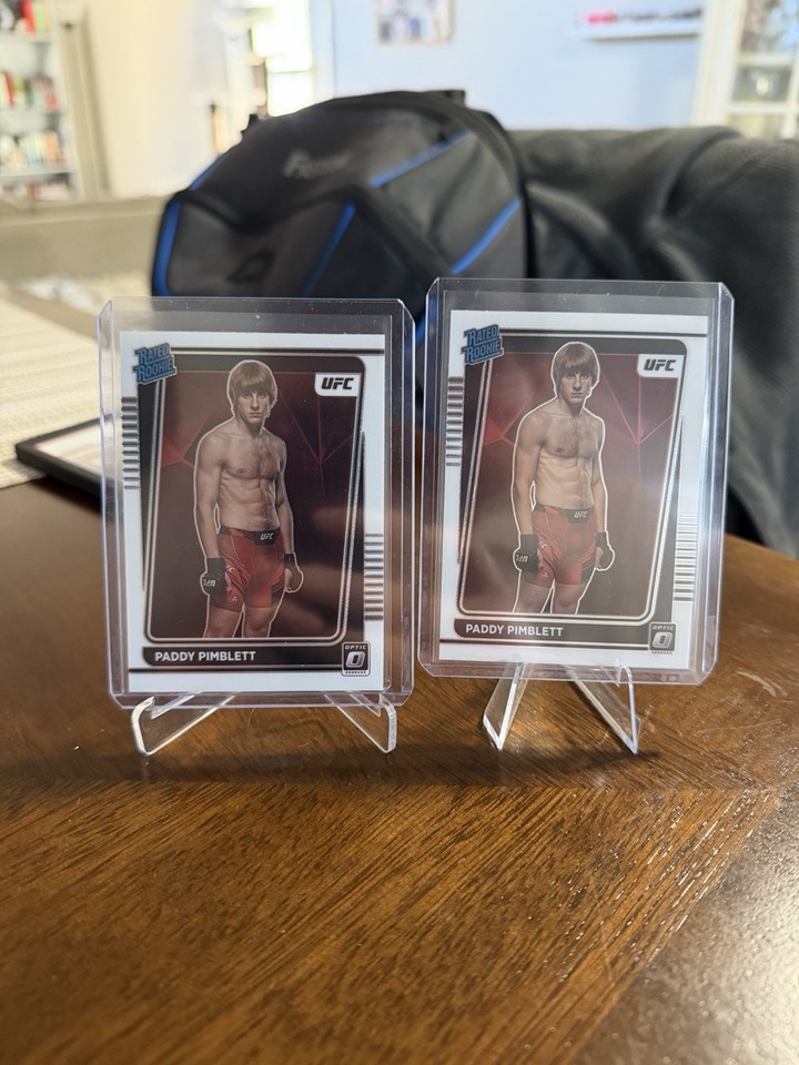 Paddy Pimblett UFC Card Lot (8 Cards) – PSA 9, Donruss, Prizm, Optic ...