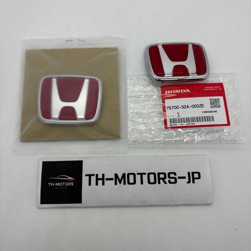 S2000 HONDA Genuine AP1 AP2 2-Set RED H Emblem Badge Ornament OEM New ...