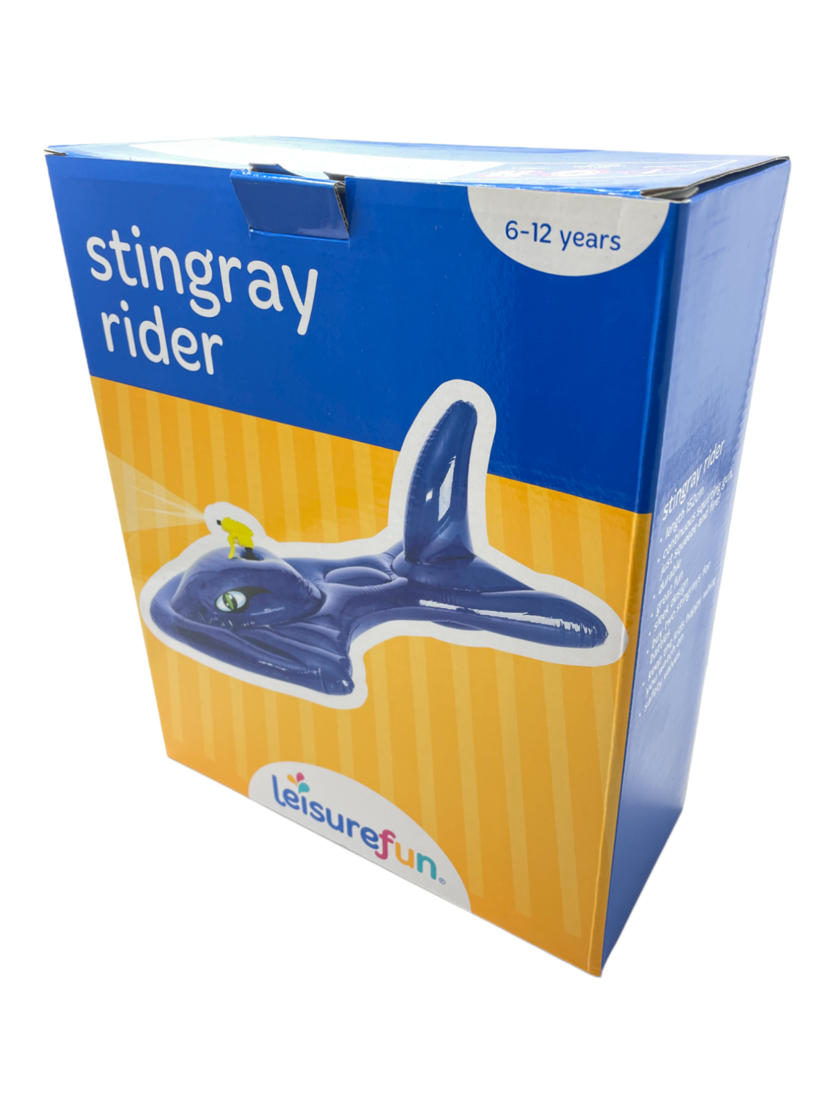 Inflatable Stingray Rider Water Toy Pool Beach Swimming With Water ...