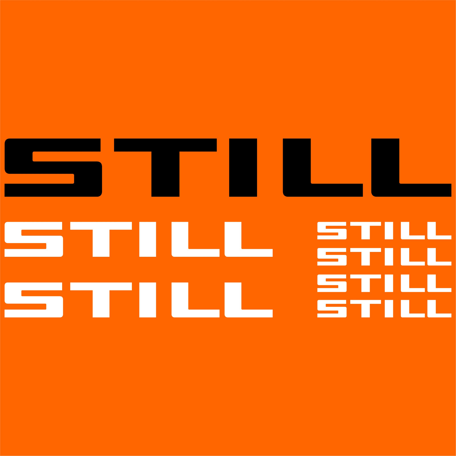 STILL aufkleber sticker gabelstapler forklift 7 Stücke Pieces | eBay.de