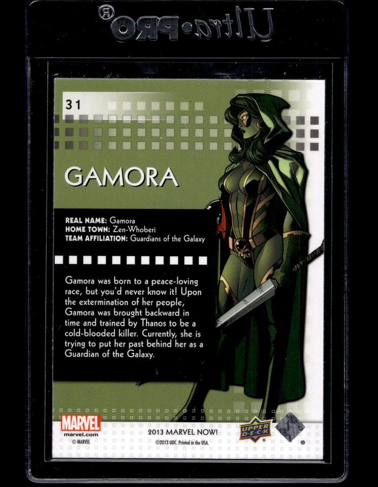2013 Upper Deck Marvel Now! #31 Gamora | eBay
