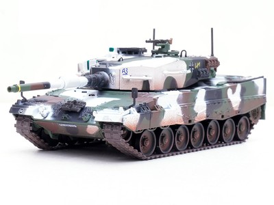 LEOPARD 2A4 TANK W/SNORKEL "WINTER CAMO" GERMAN ARMY 1/72 PANZERKAMPF ...