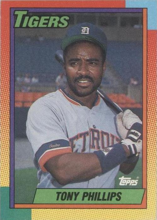 1990 Topps Traded - Tony Phillips #95T Wax Pack Grey Back for sale ...