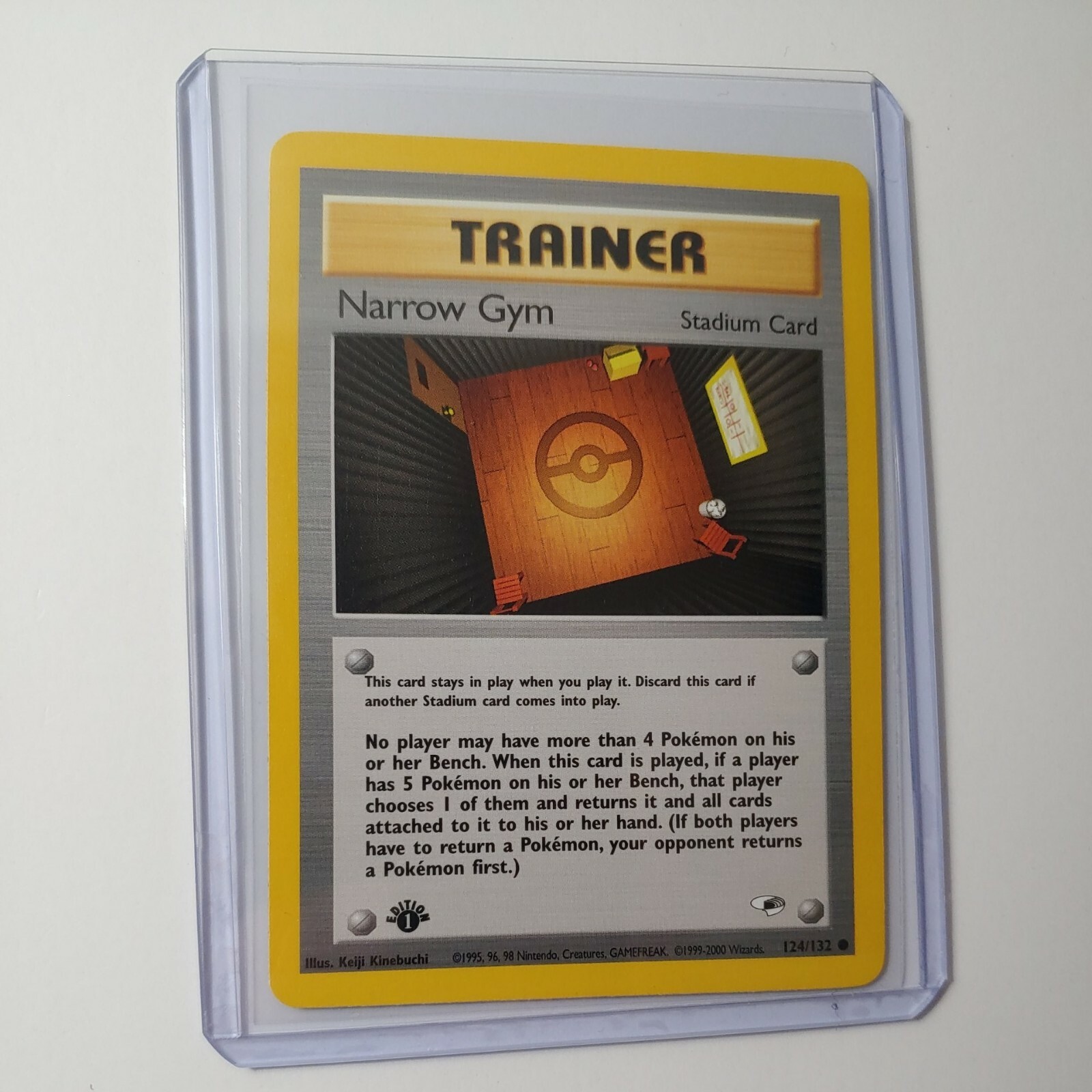 Pokemon Card 1st Edition Gym Heroes Narrow Gym Trainer 124/132 NM-Mint ...