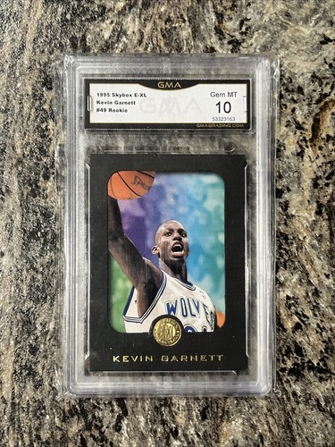 1995 Skybox E-XL Kevin Garnett Rookie #49 GMA 10 Gem Mint | eBay