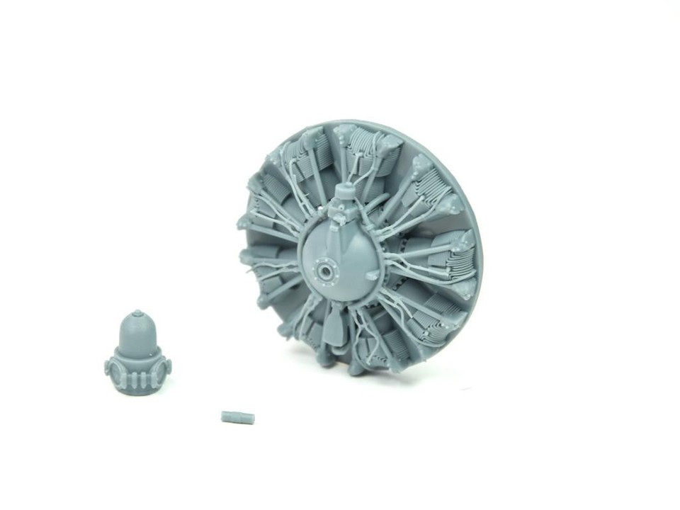 NEW! Wright R-1820 Cyclone aircraft engine (EasyFix)- 1/32 scale resin ...