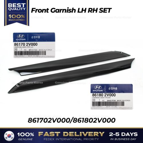 ⭐Genuine⭐ Front Garnish LH RH SET 861702V000 861802V000 for Hyundai ...
