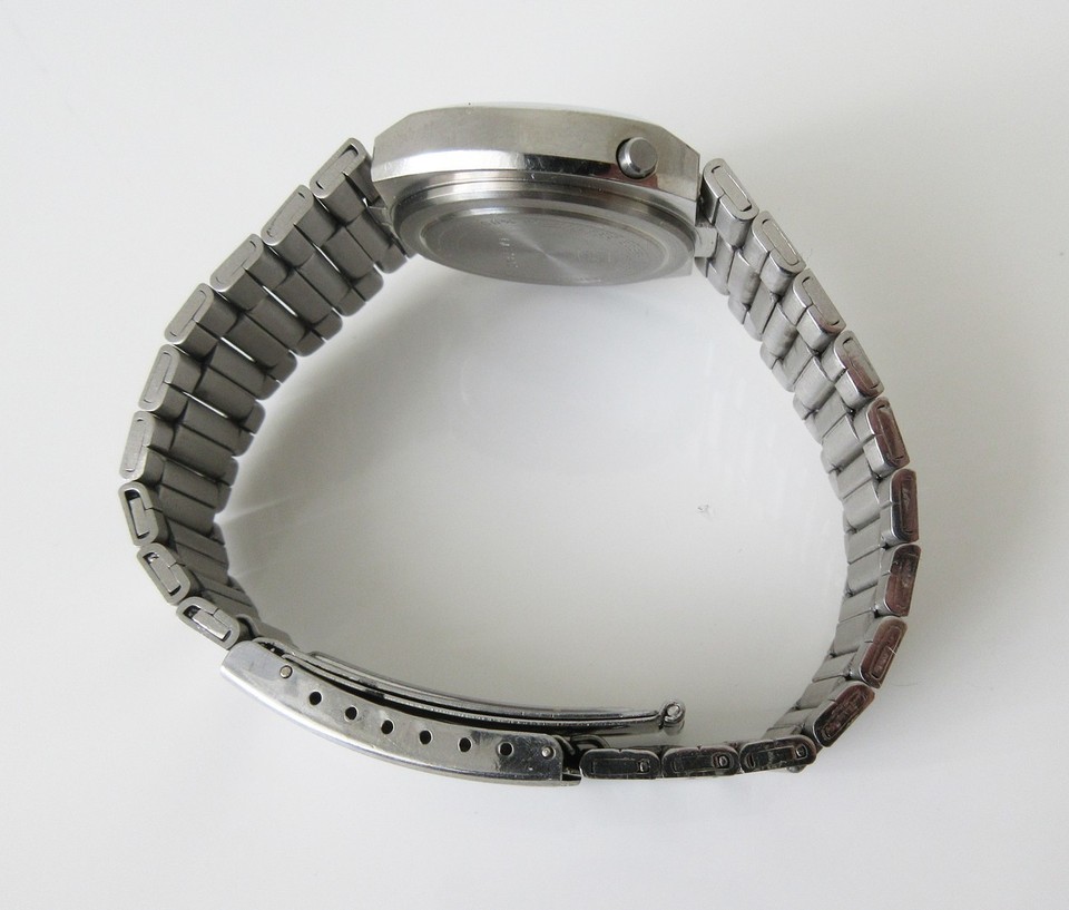 Men's SS 1977 Compuchron LED Digital Retro Time computer Watch. 36 mm ...