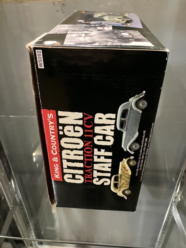 RARE KING AND COUNTRY RETIRED WWII GERMAN CITROEN TRACTION 11CV STAFF ...