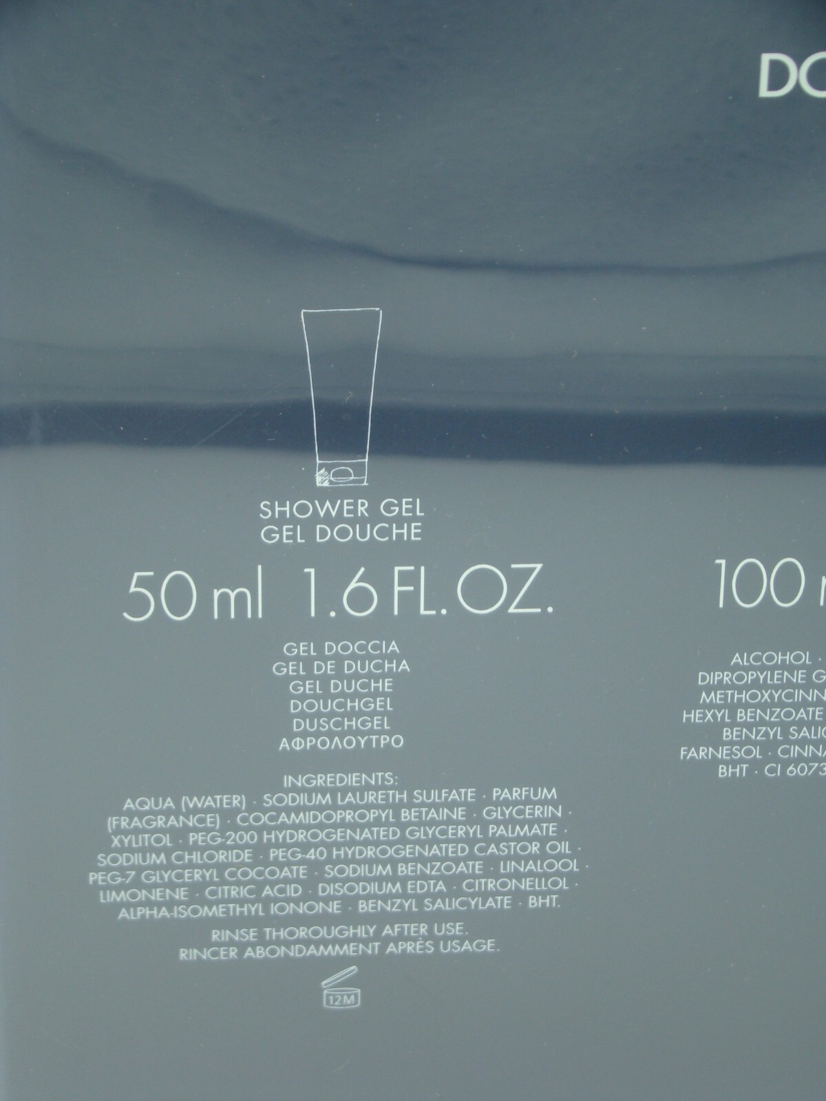 Dolce & Gabbana K Gift Set For Men-Shower Gel+Eau De Parfum+After Shave ...