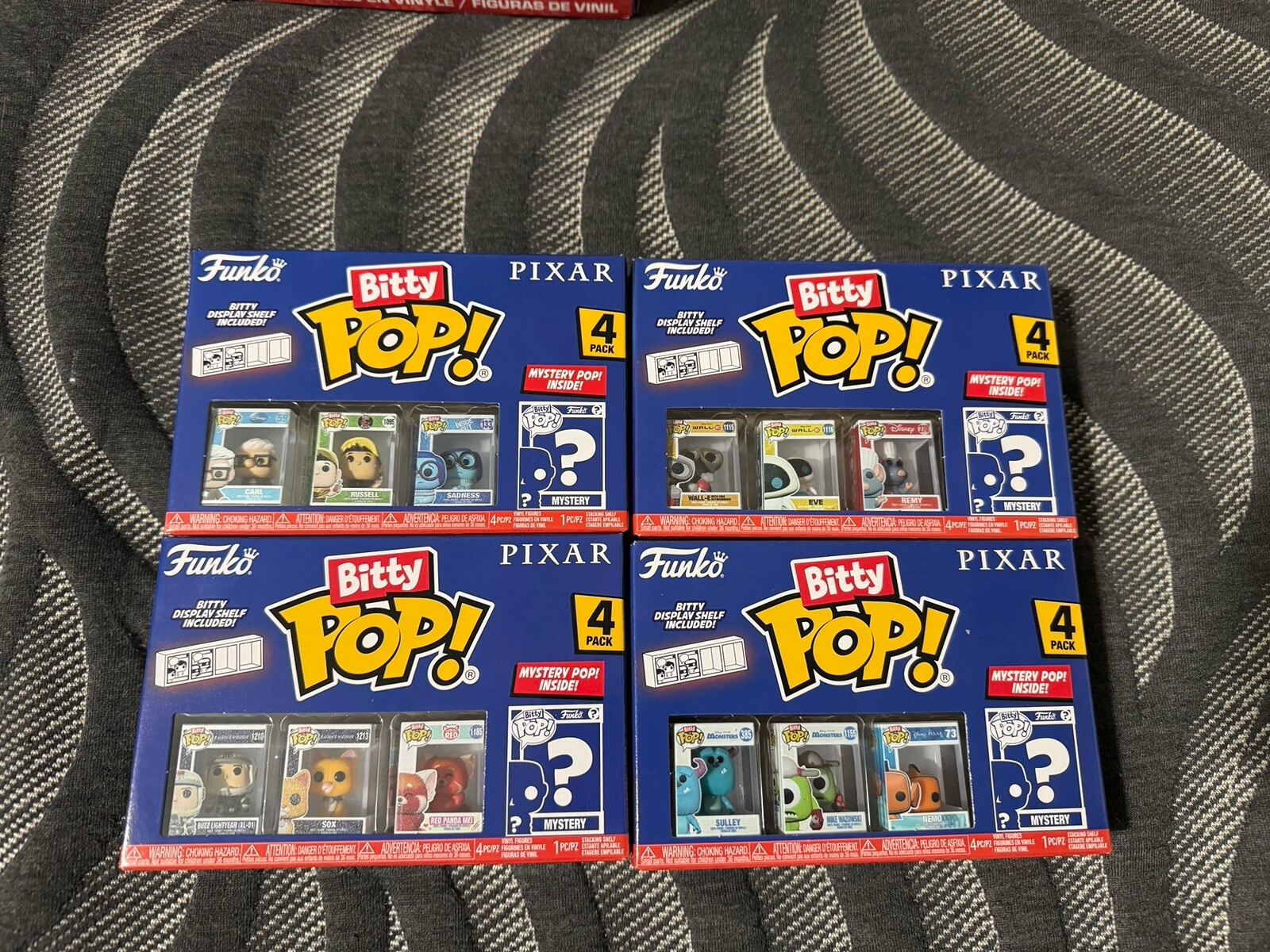 Pixar Funko Bitty Pop! Mini-Figure 4-Pack 889698754675 | eBay