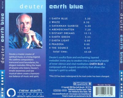 DEUTER - EARTH BLUE NEW CD 714266271622| eBay