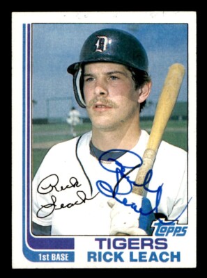 1982 Topps Baseball #266 Rick Leach Signed Autograph (No COA) | eBay ...