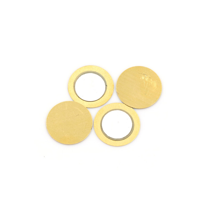 20PCS 15mm Piezo Elements Sounder Sensor Trigger Drum Disc Copper&L5 W3 ...