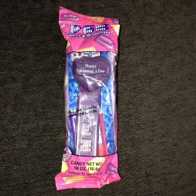 VALENTINE DAY Purple PEZ Dispenser & Candy Sealed Package - NEW | eBay