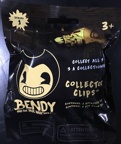 2x Bendy and The Ink Machine Series 1 Collector Backpack Clips Blind ...