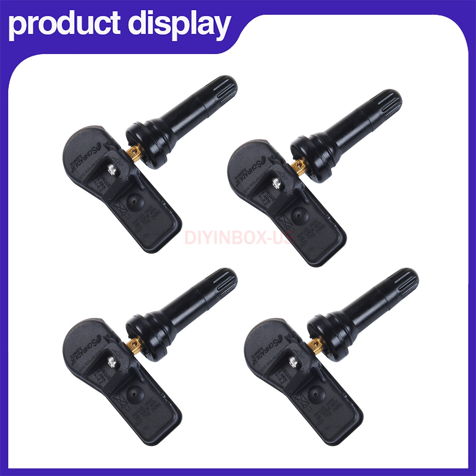 4X TIRE PRESSURE Monitoring SENSOR TPMS for 2015-2021 HYUNDAI KIA OEM ...