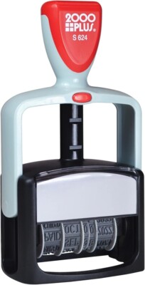 Cosco 2000 PLUS Self-Inking Date Stamp, REC'D, ENT'D, ANS'D, PAID,SHP'D ...