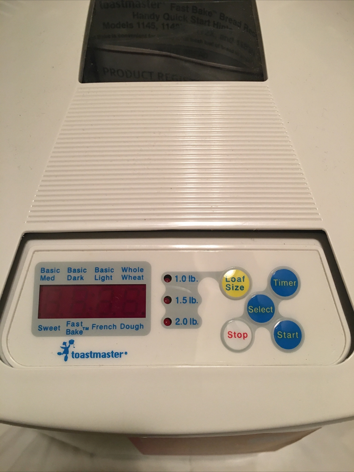 Toastmaster Bread Maker Machine 1148x Brand New | eBay