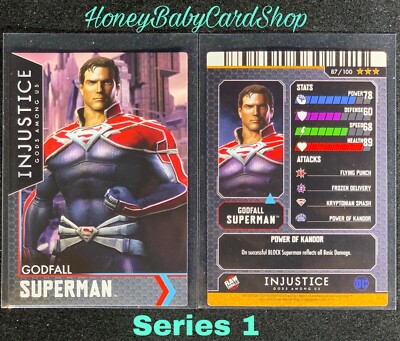 Injustice Arcade Series 1 OOP Card 87 Godfall Superman ? Ultra Rare | eBay