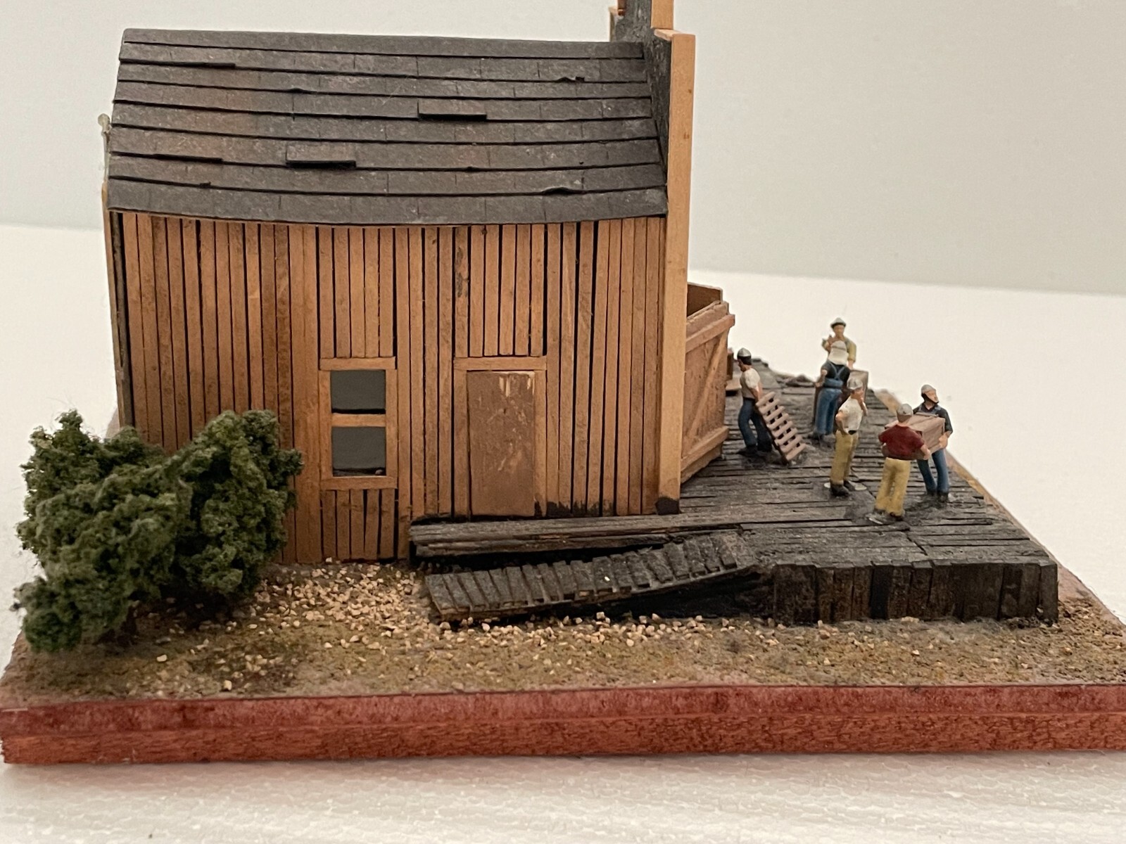 "NEW" Scratchbuilt HO Scale Diorama Warehouse 1:87 | eBay