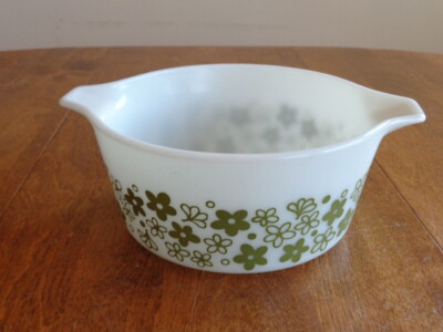 CORNING PYREX SPRING BLOSSOM 1 ½ QUART CASSEROLE 474-B | eBay