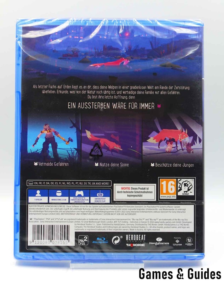 Endling Extinction is forever Sony PS4 Spiel Playstation 4 Videogame ...