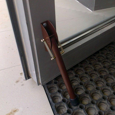 20/25/30/50cm Heavy Duty Kick Down Stay Door Stop Round Spring Loaded ...