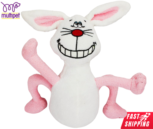 Multipet Deedle Dude Singing Plush Rabbit Dog Toy Musical Interactive ...