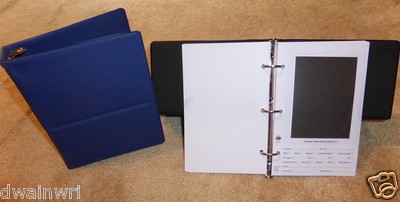 Unisafe 7" x 9" Easel Binder for #101 or 101B Dealer Window Pages -3 ...