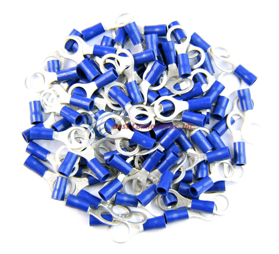 Blue Ring Terminal Vinyl Insulated 16-14 Gauge 5/16" Metra Install Bay ...