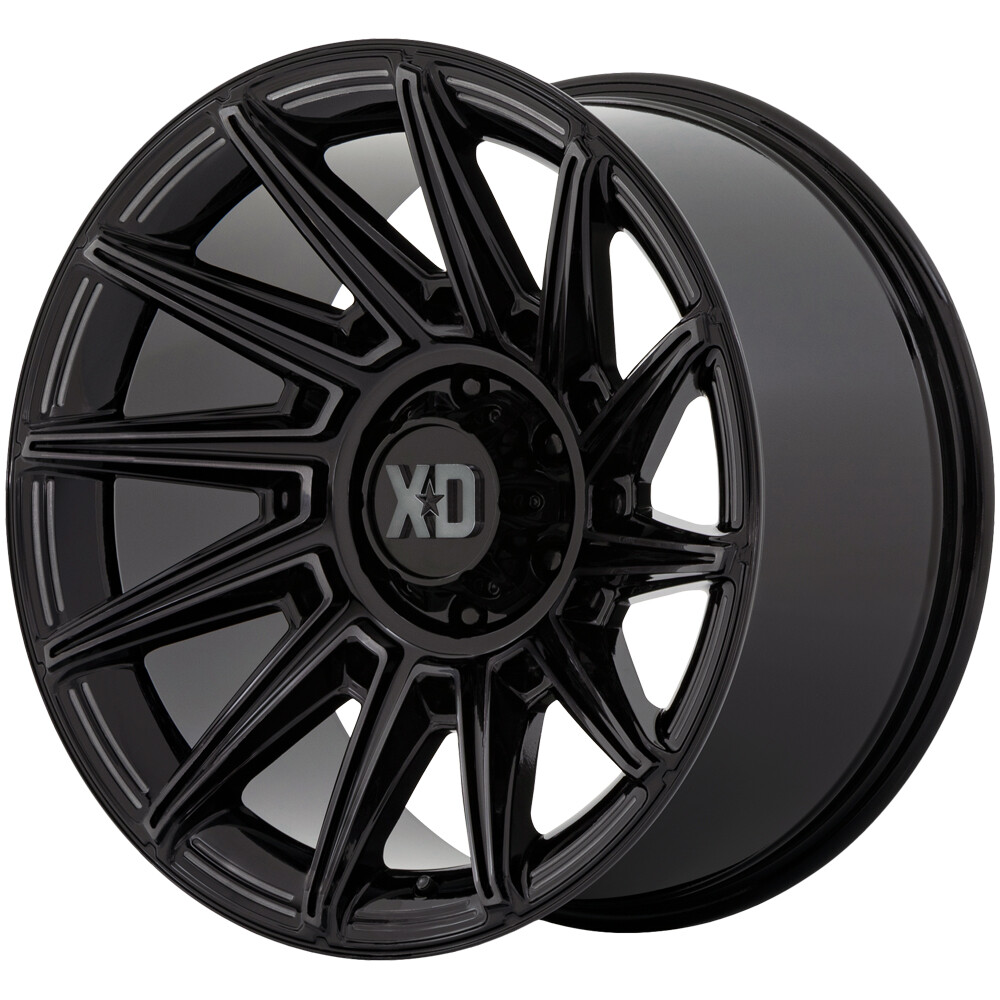 (Set-5) XD Series XD867 Specter 20x10 5x5" -18mm Black/Tint Wheels Rims ...