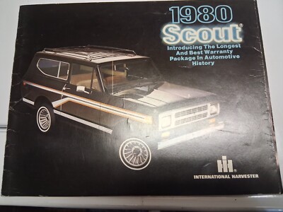 1980 INTERNATIONAL SCOUT SALES BROCHURE ORIGINAL IH DEALERSHIP CATALOG ...