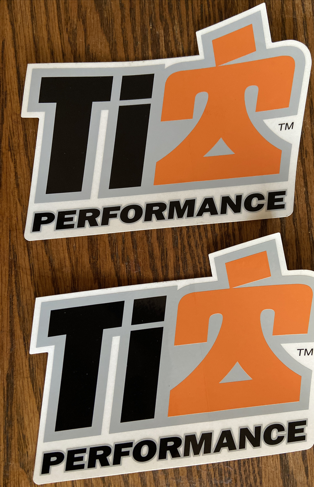 Vintage lot of 2 Decals, Ti Performance, Logo Sticker, Decoration, | eBay