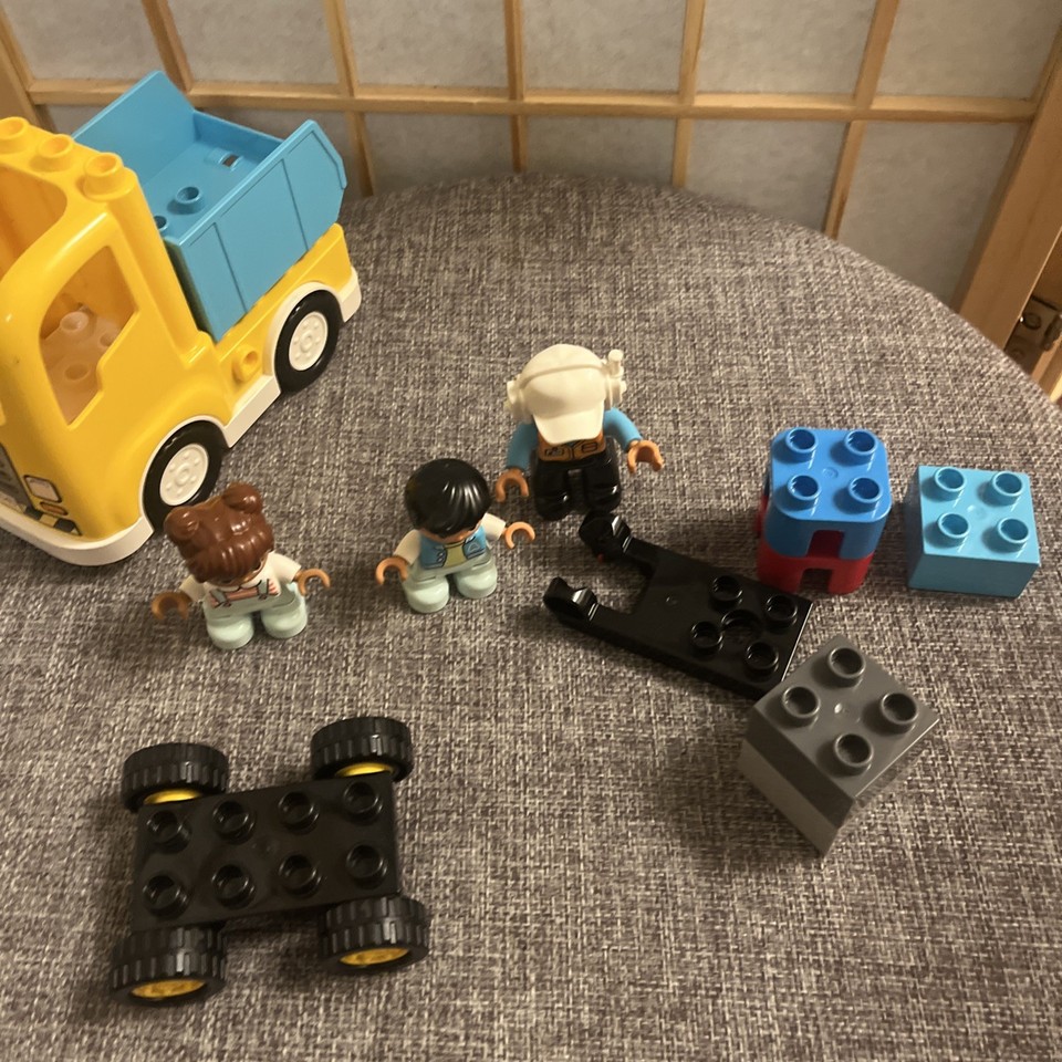 Duplo Lot Construction Trucks People Excavator Digger Kids & Workers ...