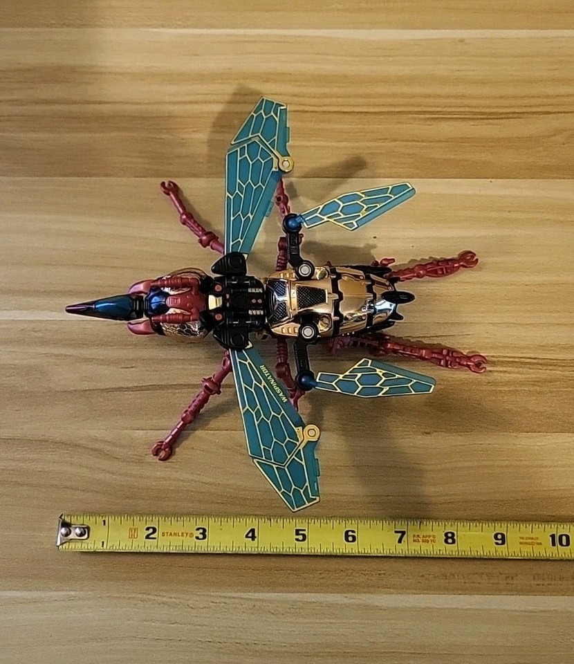 1998 Vintage Hasbro Transformers Beast Wars Waspinator Transmetal ...
