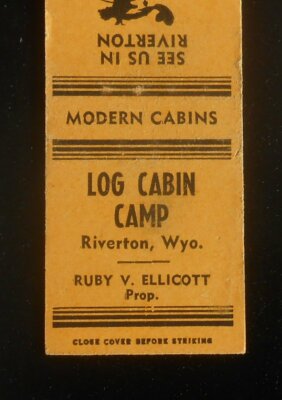 1930s Log Cabin Camp Modern Cabins Ruby V. Ellicott So Let 'er Buck ...