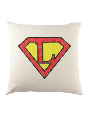 Super L Cushion Pillow Letter Gift Birthday Mother'S Day Fathers Day ...