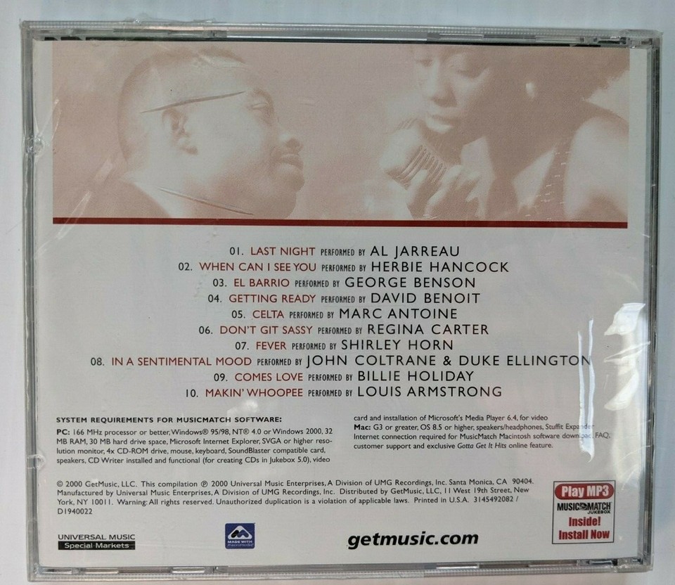 Gotta Get It Hits: Jazz by Herbie Hancock, Duke Ellington & more CD New ...