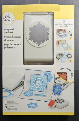 EK Tools Stamp and Punch Set** Winter Snowflake **Item #54-92009 **NEW ...