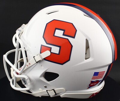 SYRACUSE ORANGE NCAA Riddell Speed Full Size AUTHENTIC Football Helmet ...