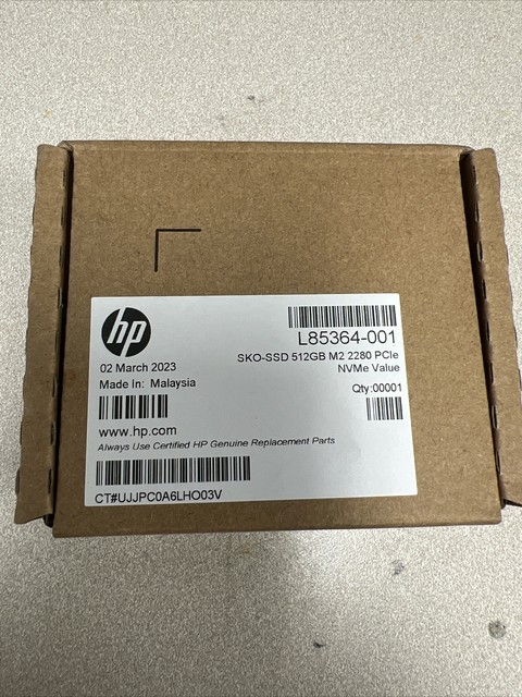 HP L85364-001 - 512GB PCIe NVMe Value Gen 3.0 x4 QLC NAND M.2 NGFF ...