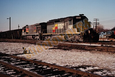 Vtg 1988 Train Slide 8222 CSX Engine X1H089 | eBay