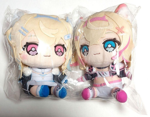 Hololive friends with u Fuwawa Mococo Abyssgard Plush Doll NEW from ...