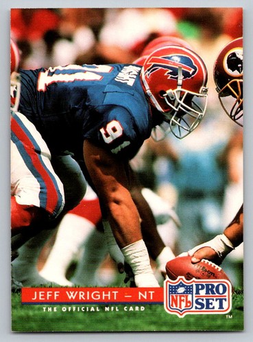 1992 Pro Set #107 Jeff Wright Buffalo Bills | eBay