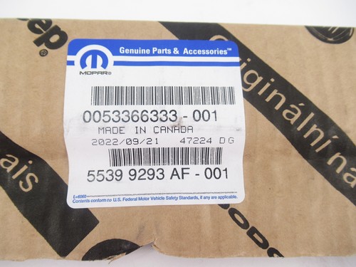 Genuine Mopar Jeep 55399293AF Driver LH Rear Belt Molding 2011-15 Grand ...