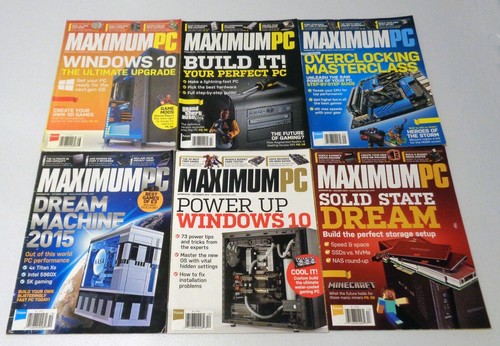 2015 Maximum PC Lot of Six (6) Magazines | eBay